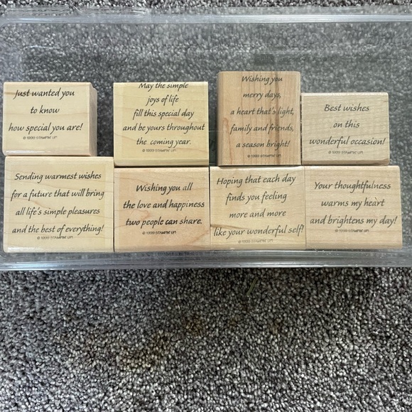 Stampin' Up! | Art | Stampin Up Rubber Stamp Set Versatile Verses Set ...